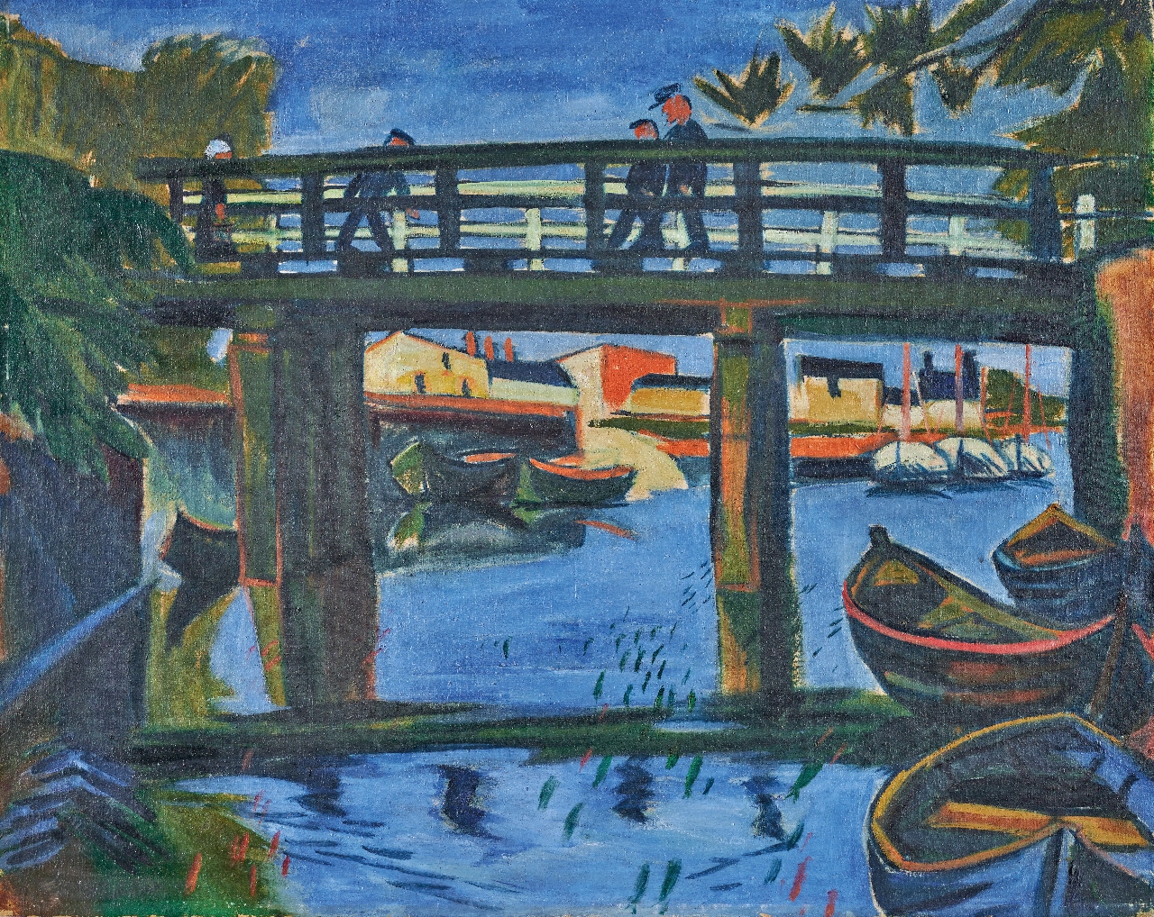 NEU IM Museum - Das Gemälde "Brücke" von Max Pechstein