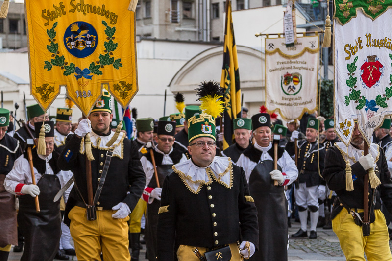Traditionelle Zwickauer Bergparade